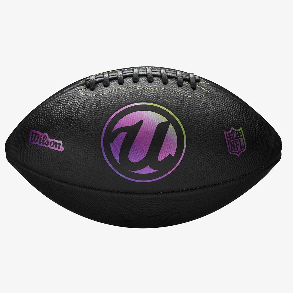 Wilson x Usher SBLVIII Collab Football – Black/Green/Purple, Limited E ...